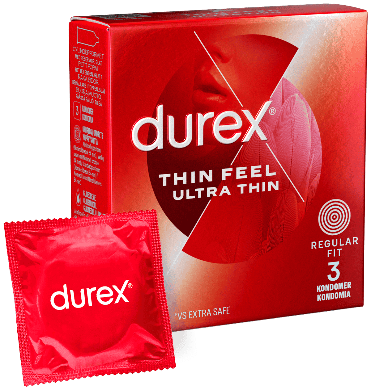 Durex Thin Feel Ultra Thin Kondomi 3kpl | Prisma.fi-verkkokauppa