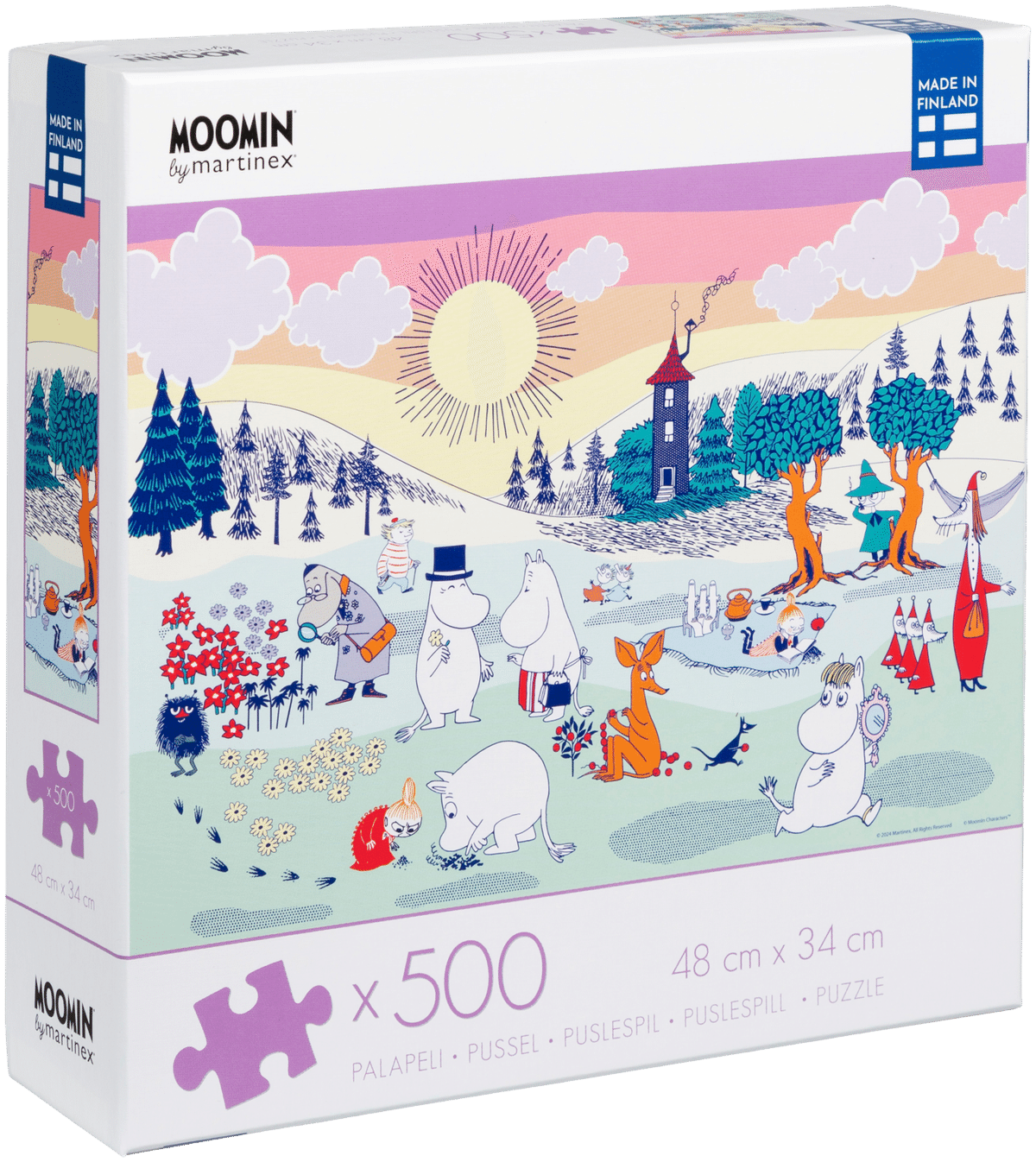 Peliko Muumi palapeli 500 palaa Päivä Muumilaaksossa | Prisma.fi ...