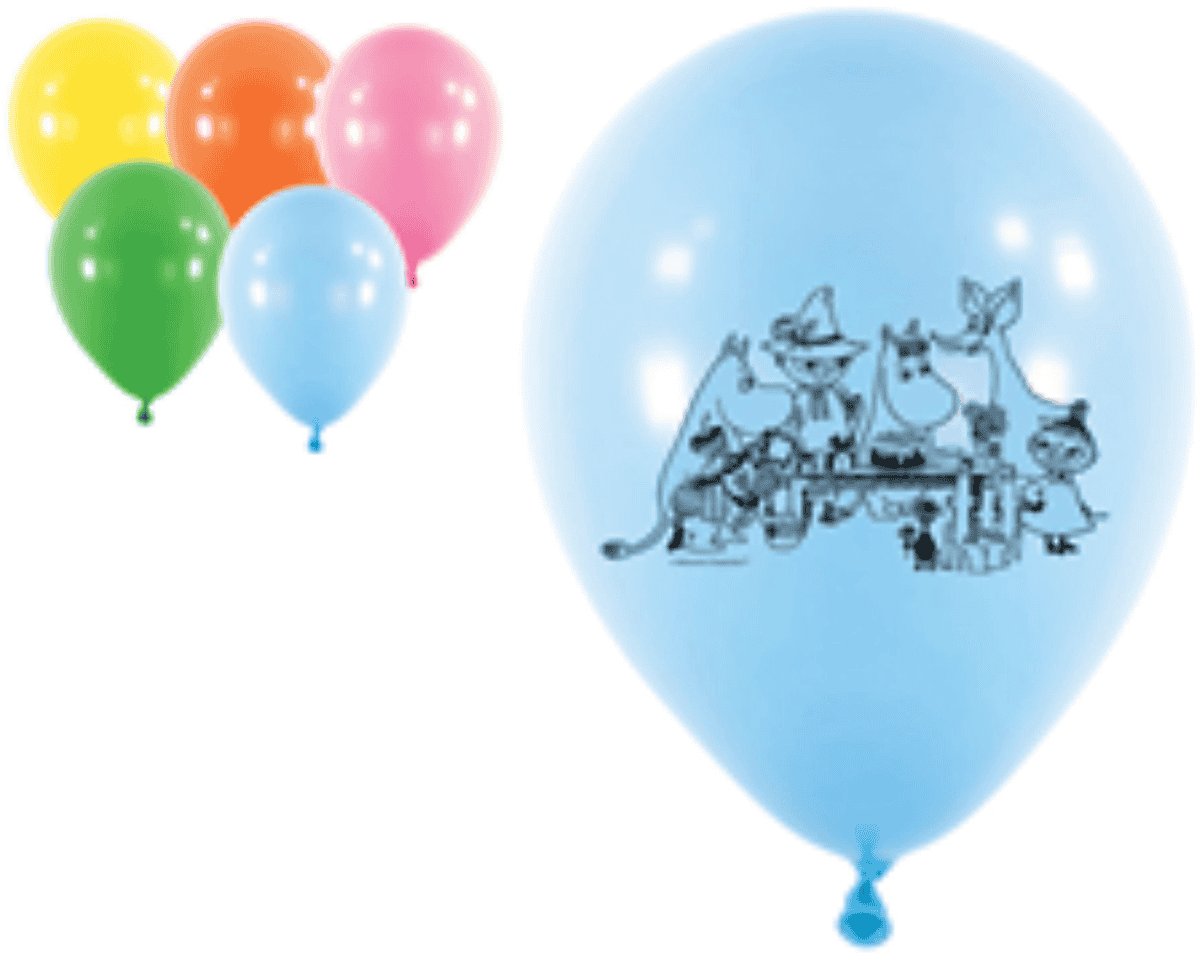 Juhlamaailma Muumi ilmapallo 33cm 5 kpl/pss | Prisma.fi-verkkokauppa