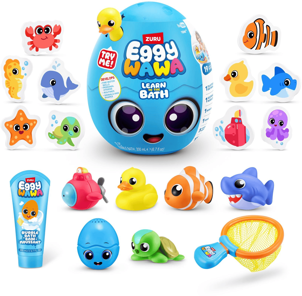 Zuru kylpyleikki Eggy Wawa Bath Time | Prisma.fi-verkkokauppa