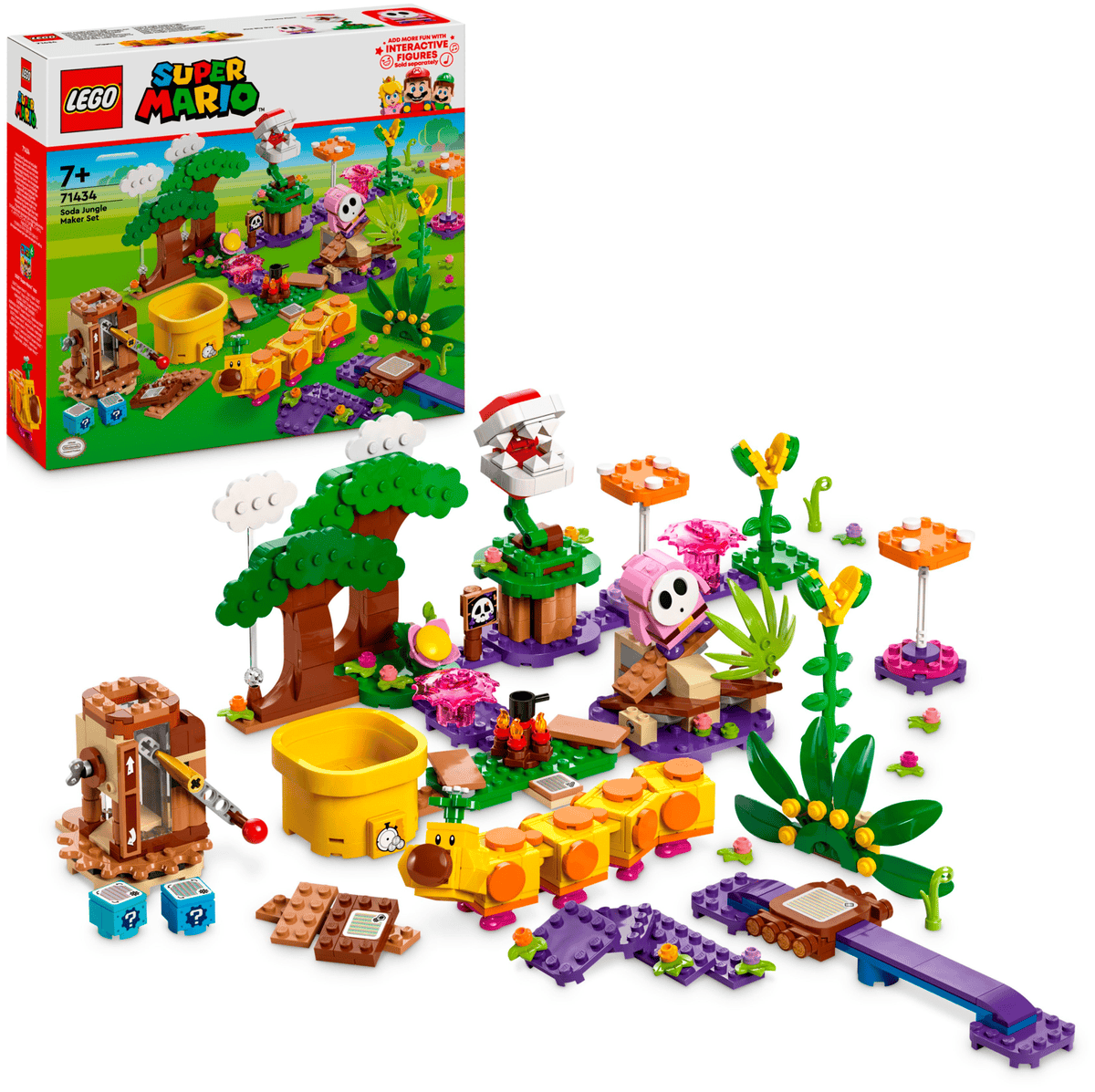 LEGO® Super Mario™ 71434 - Soda Jungle rakennussetti, Wiggler | Prisma ...