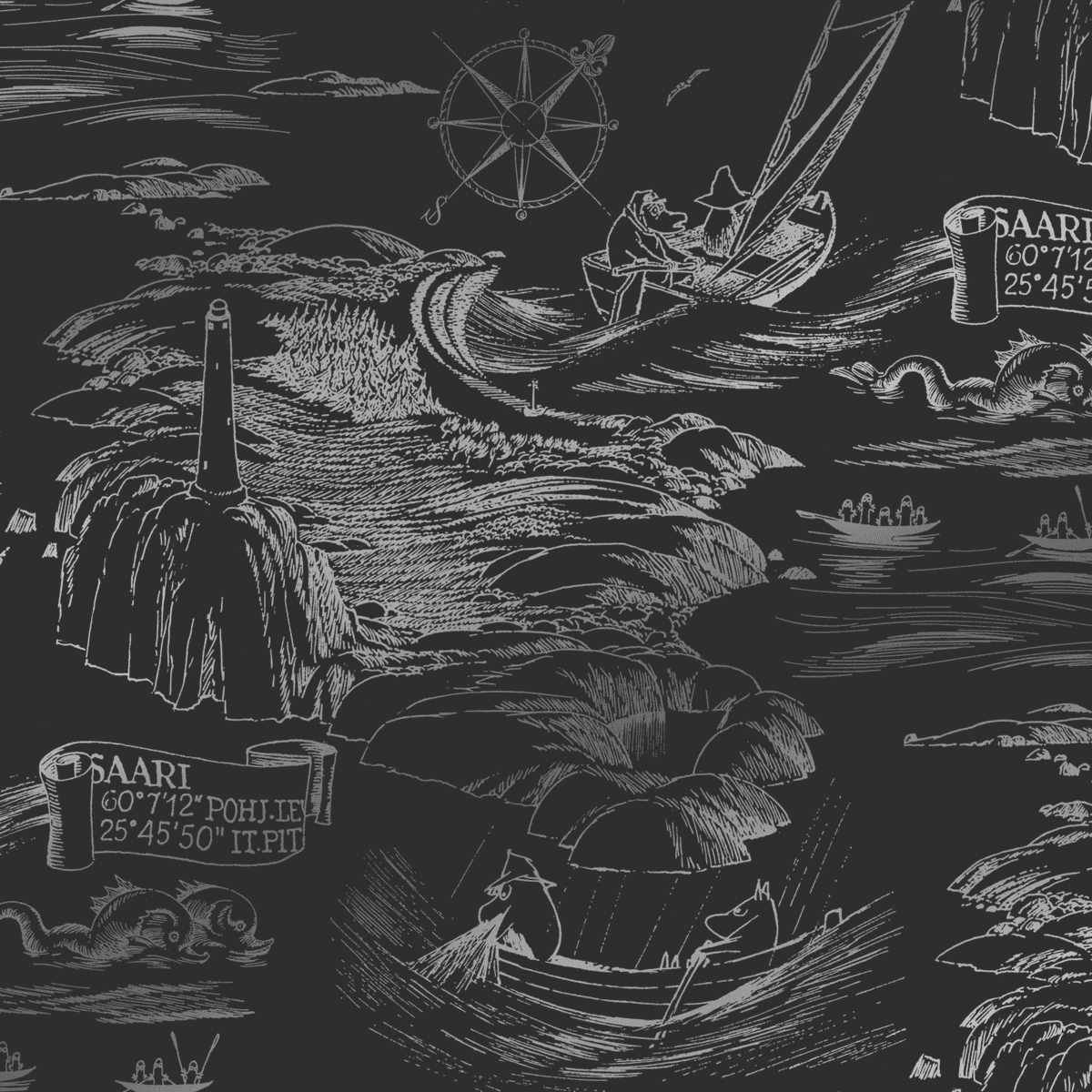 Sandudd Muumi meri 10,05m kuitutapetti 5355-1 | Prisma.fi-verkkokauppa