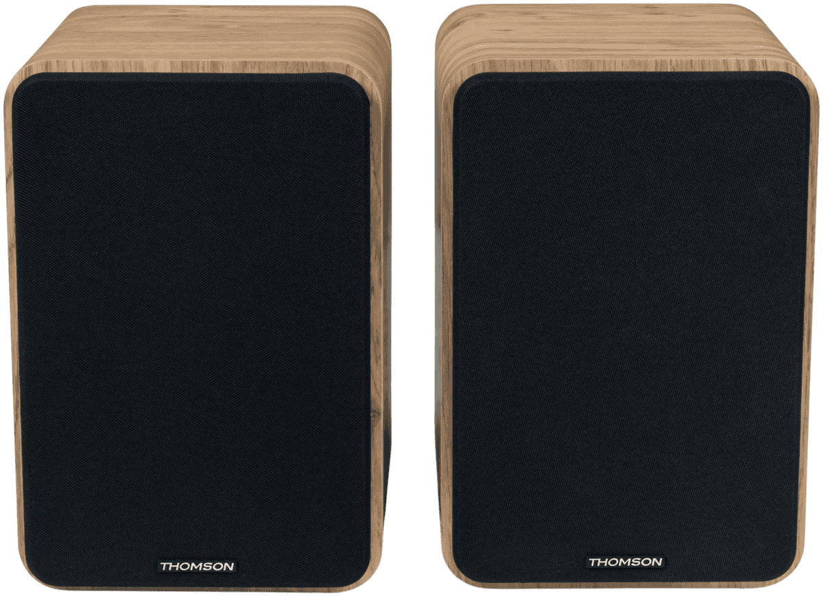 Thomson aktiivikaiutinpari Bluetooth yhteydellä WS602DUO puu | Prisma ...