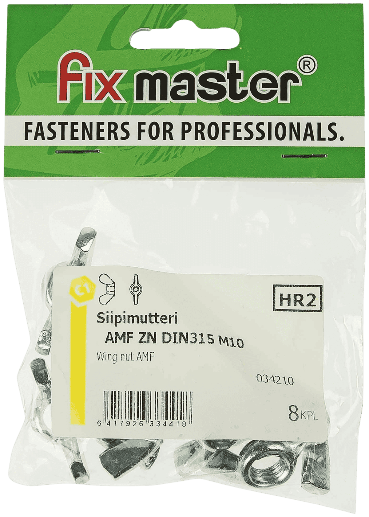 Fix Master siipimutteri M10 sinkitty 8kpl | Prisma.fi-verkkokauppa