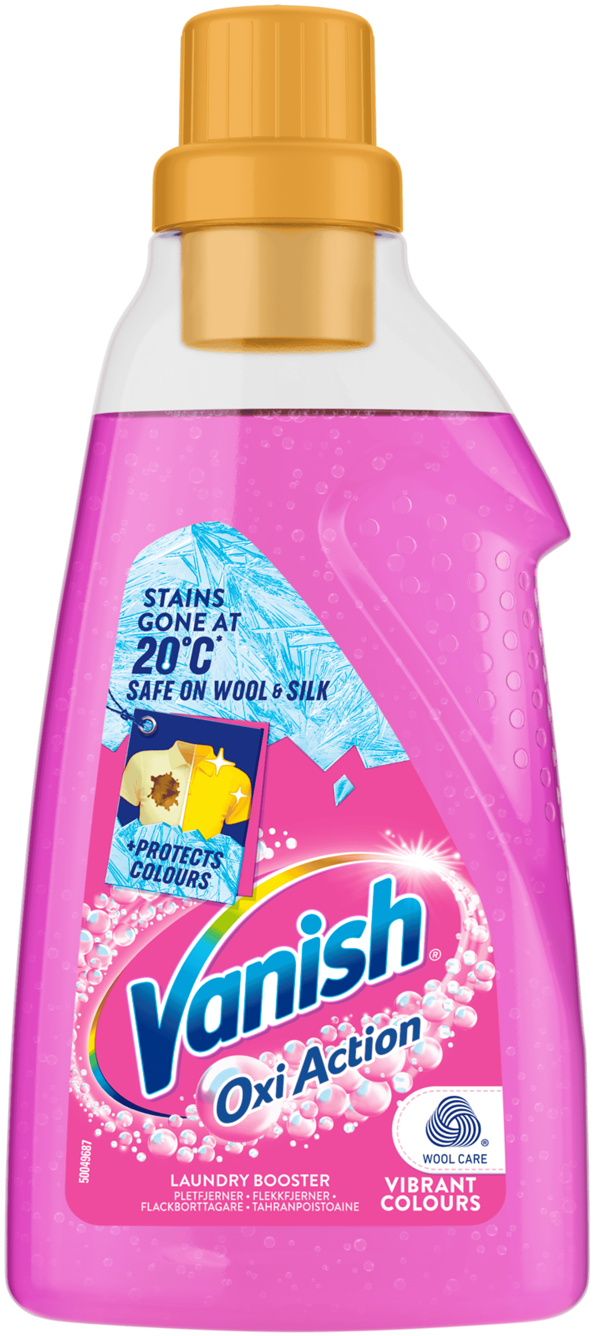 Vanish Pink pyykinpesutehoste ja tahranpoistogeeli 750ml | Prisma.fi ...