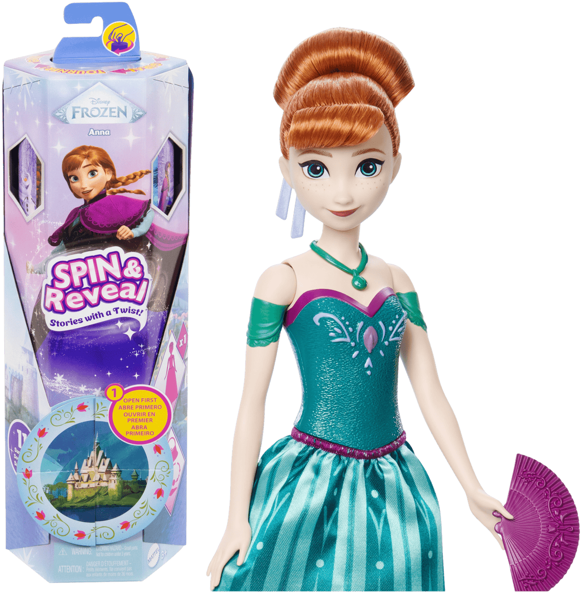 Disney Frozen Spin & Reveal Anna | Prisma.fi-verkkokauppa