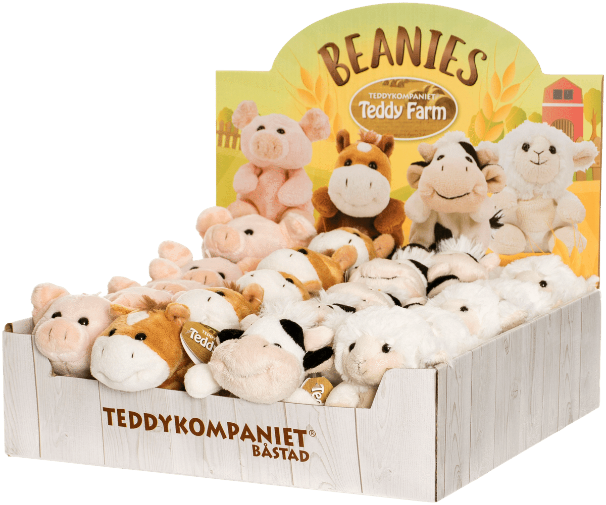 Teddykompaniet Teddy Farm Beanies -pehmolelu 12 cm | Prisma.fi-verkkokauppa