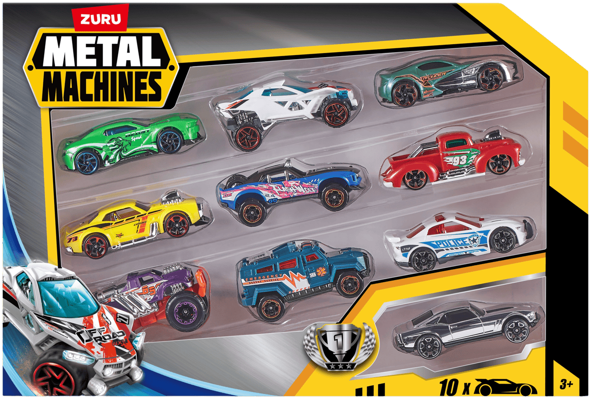 Metal Machines pikkuauto 10 kpl | Prisma.fi-verkkokauppa