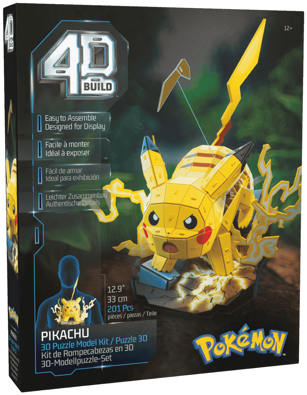 4D Puzzles Pokemon 30 cm - Pikachu | Prisma.fi-verkkokauppa