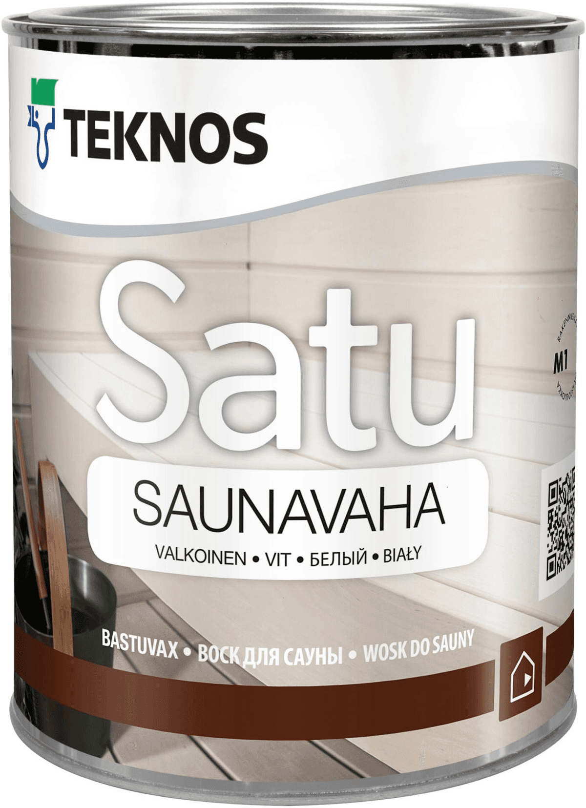 Teknos saunavaha Satu 0,9 l valkoinen | Prisma verkkokauppa