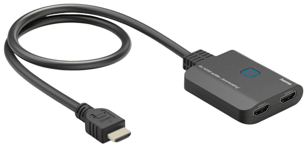 Hama HDMI™-jakaja, 1 in 2 out, 4K | Prisma.fi-verkkokauppa