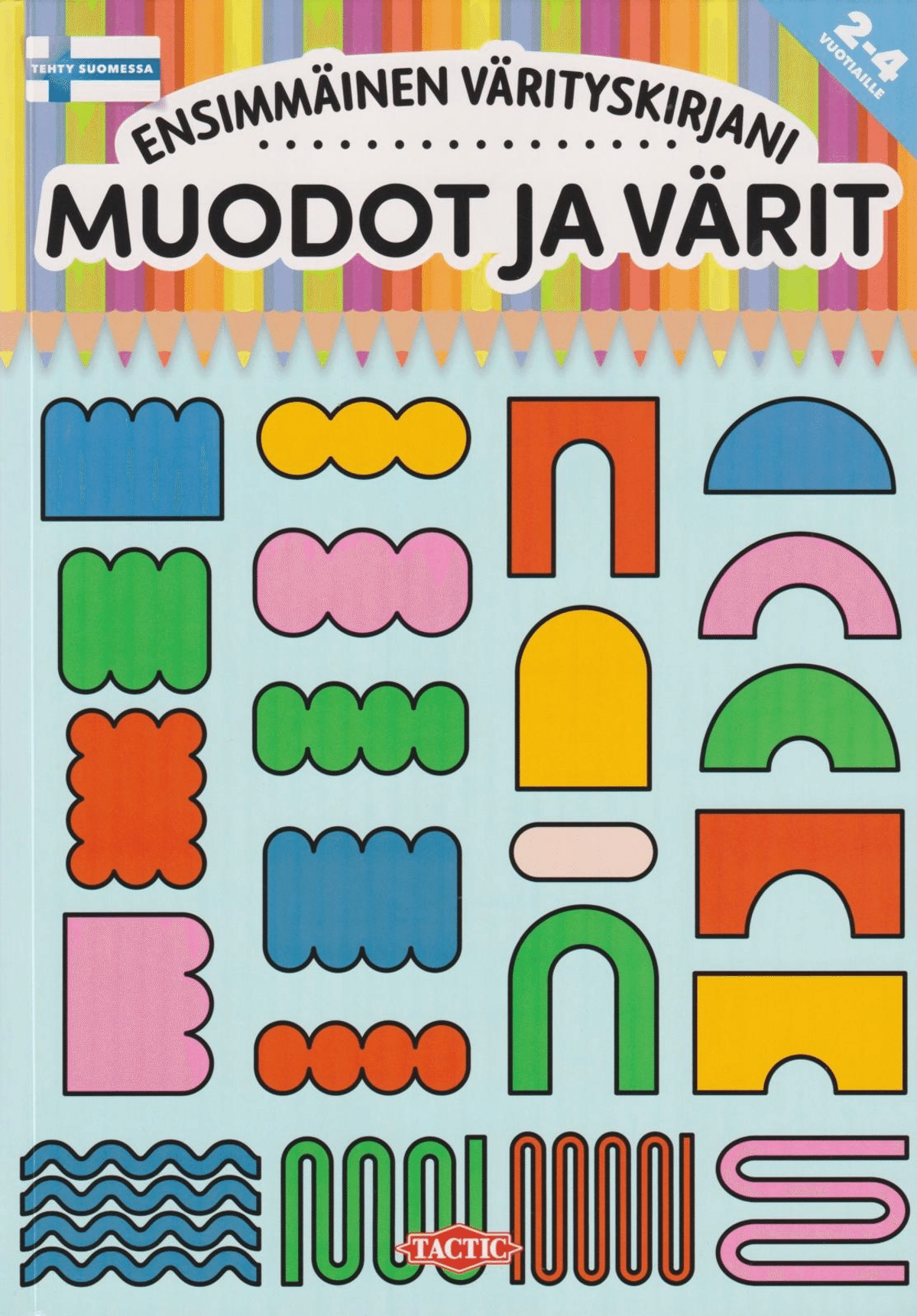 Ensimmäinen värityskirjani, Muodot ja värit | Prisma.fi-verkkokauppa