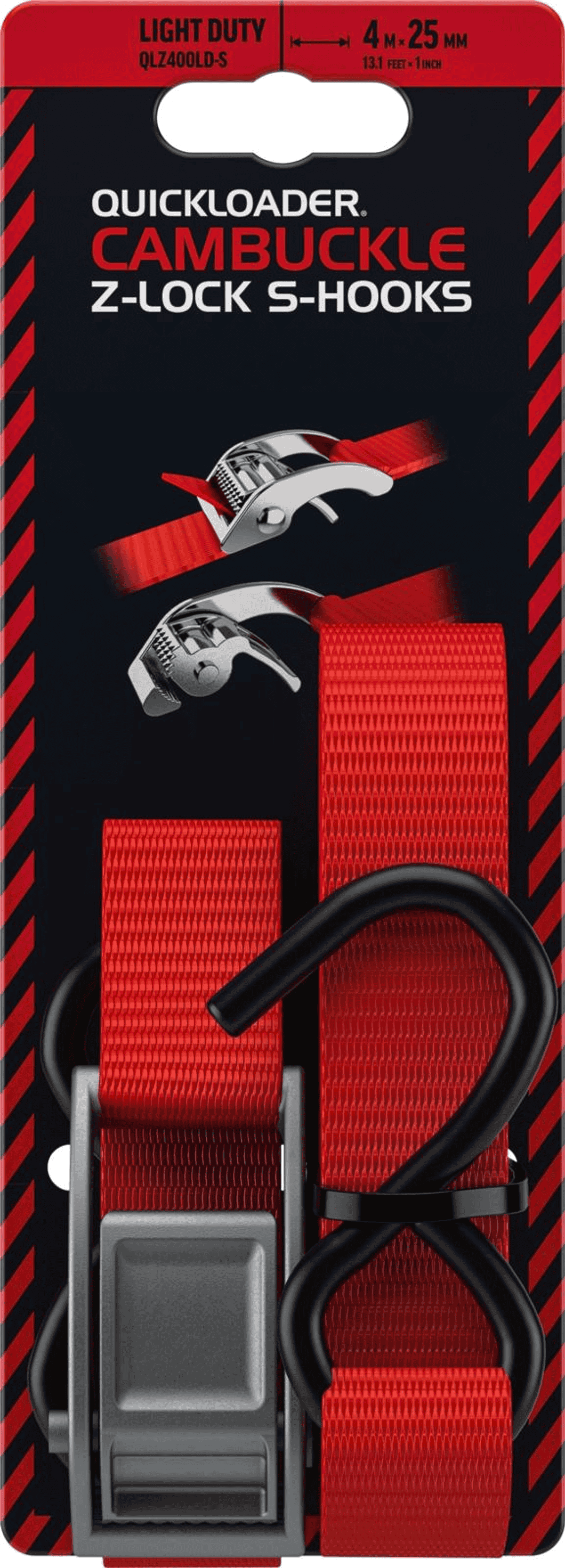 Quickloader Z-Pikalukkovyö Cambuckle QLZ400LD-S 400 kg 25 mm x 4 m ...