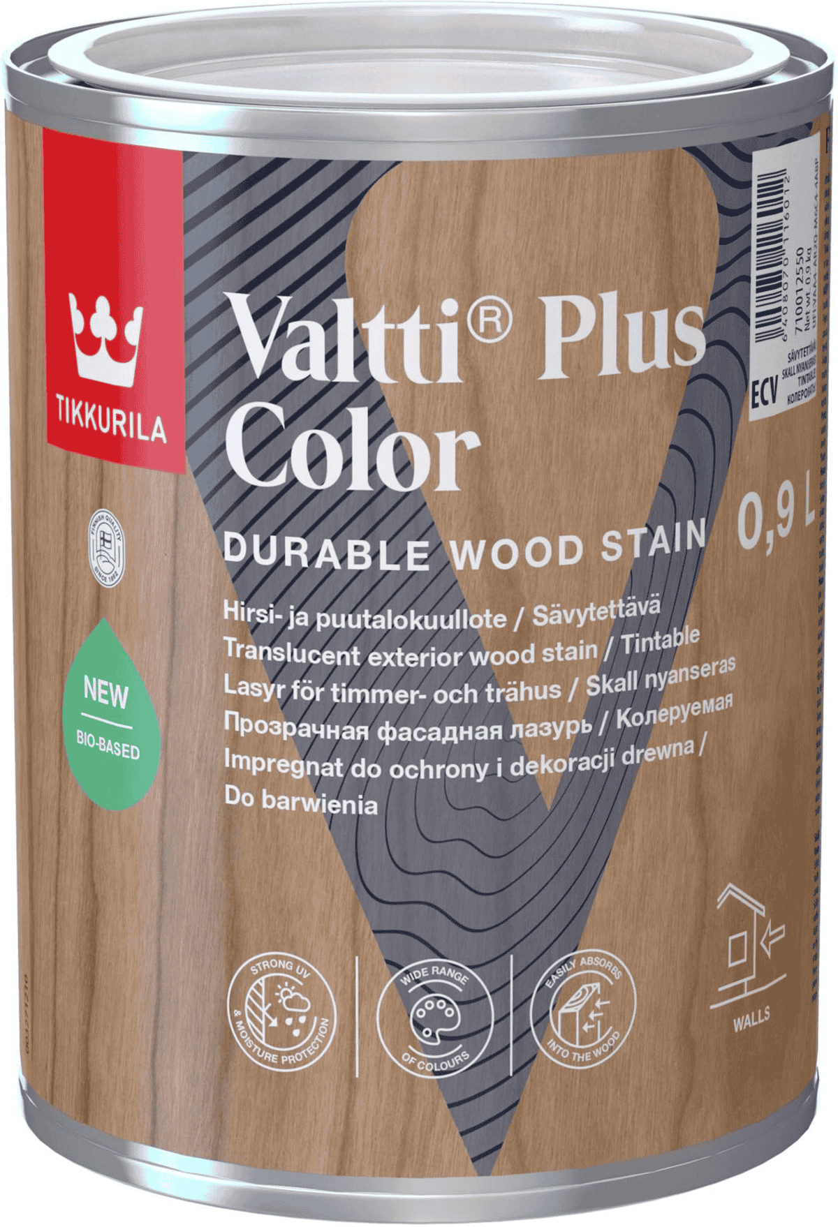 Tikkurila kuullote Valtti Plus Color 0,9 l ECV sävytettävä | Prisma.fi ...