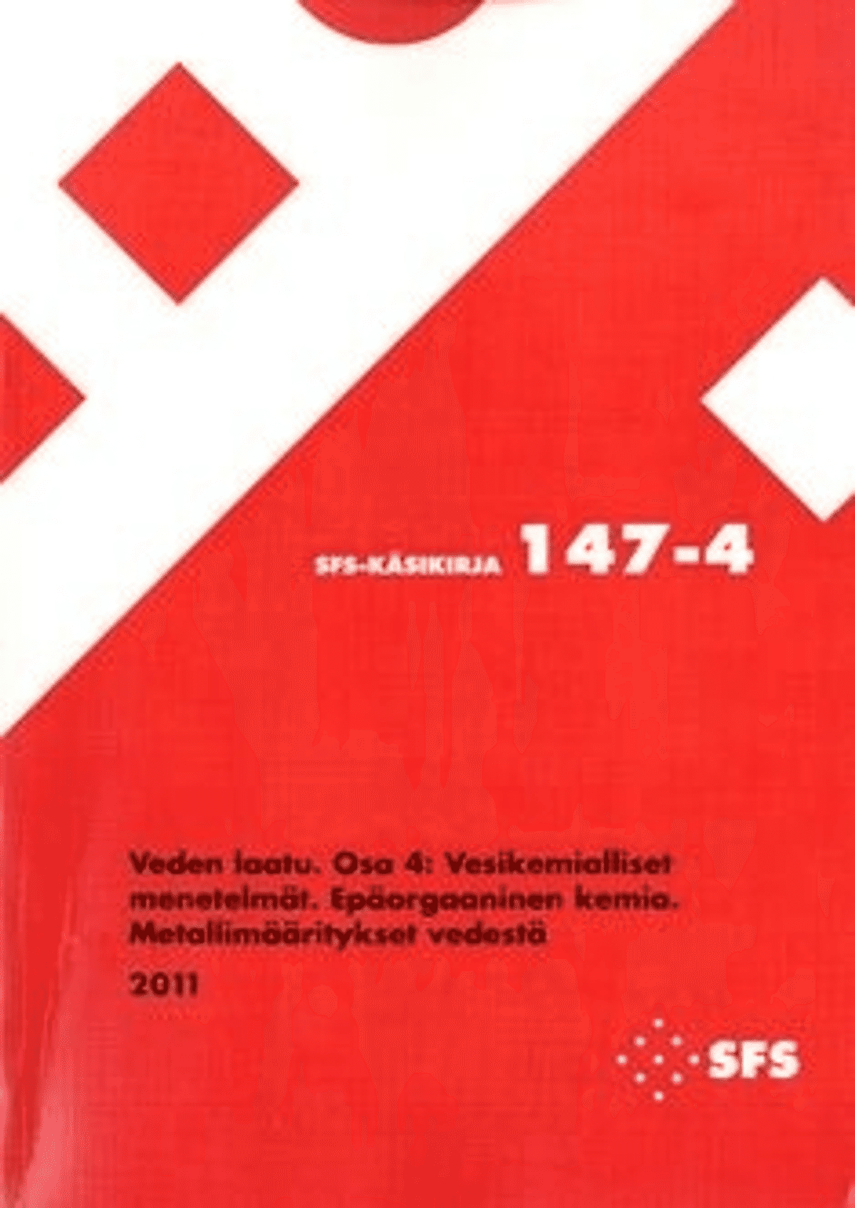 Veden laatu - chemical methods, inorganic chemistry, the methods for ...