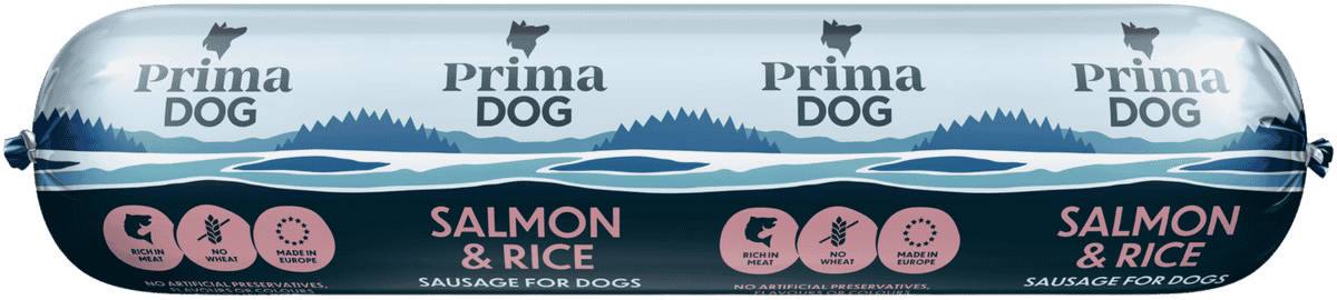 Prima Dog Lohi-riisi makkara 800 g | Prisma.fi-verkkokauppa