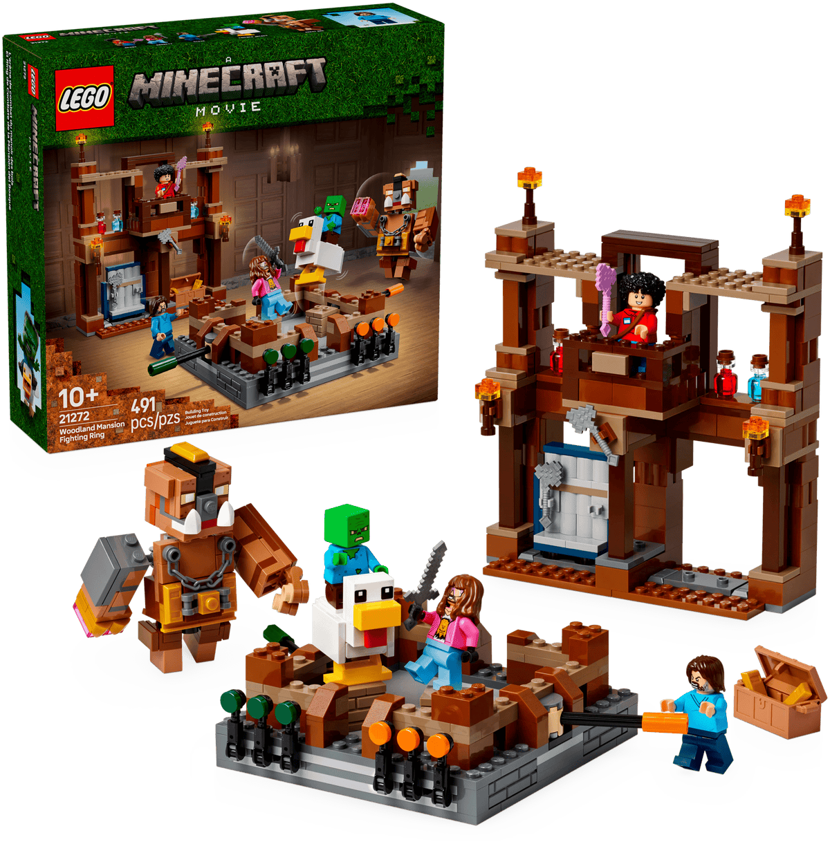 LEGO® Minecraft® 21272 Puukartanon taisteluareena, Lelusetti | Prisma ...