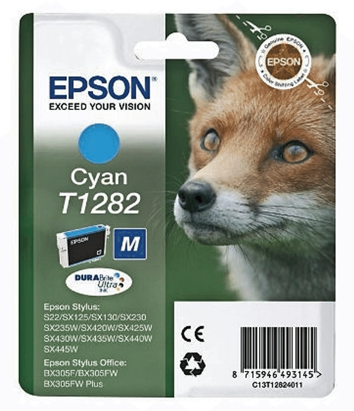 Epson mustepatruuna syaani T1282 | Prisma.fi-verkkokauppa