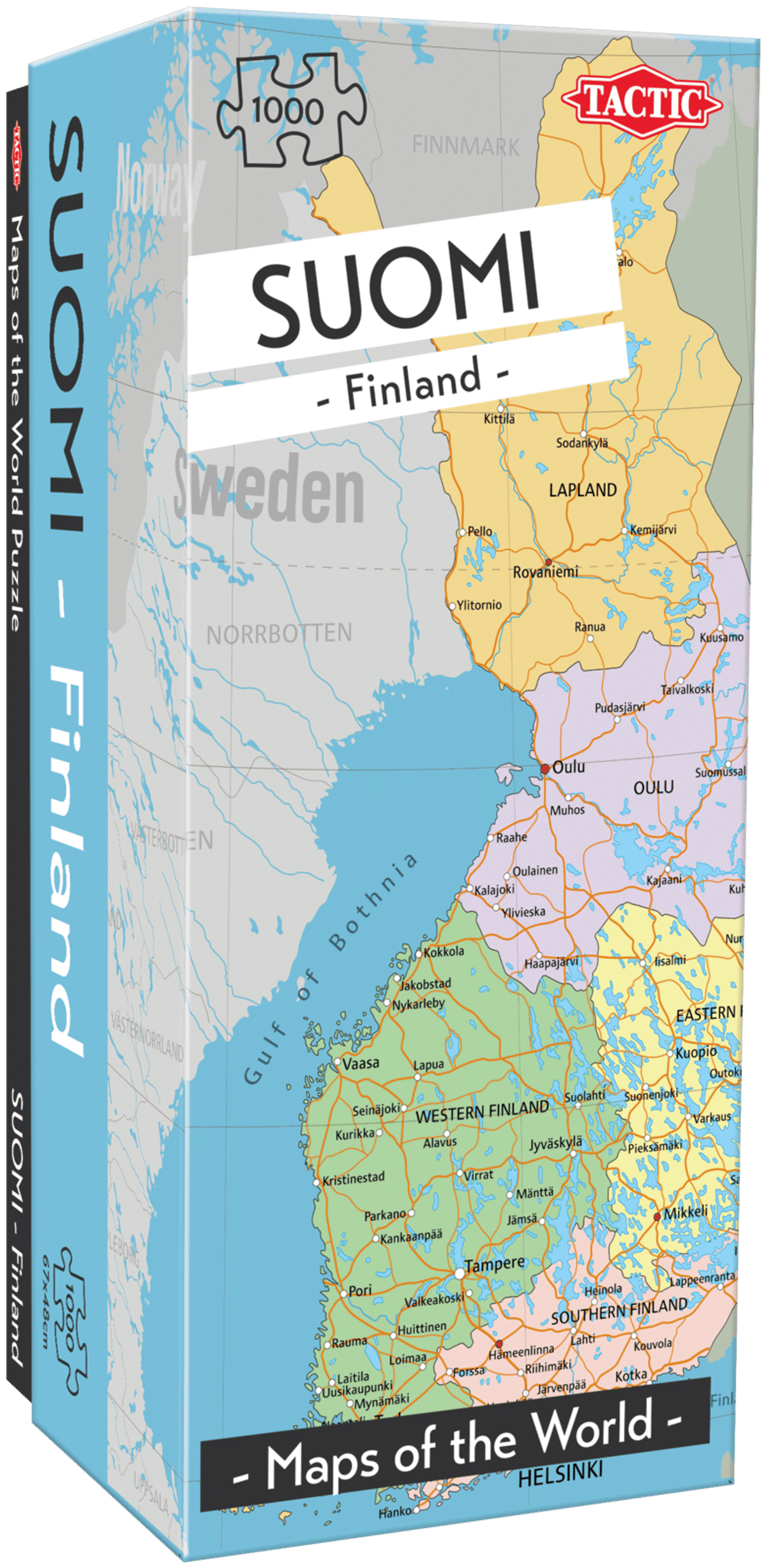 Tactic palapeli Maps of the World Finland 1000 palaa | Prisma.fi ...