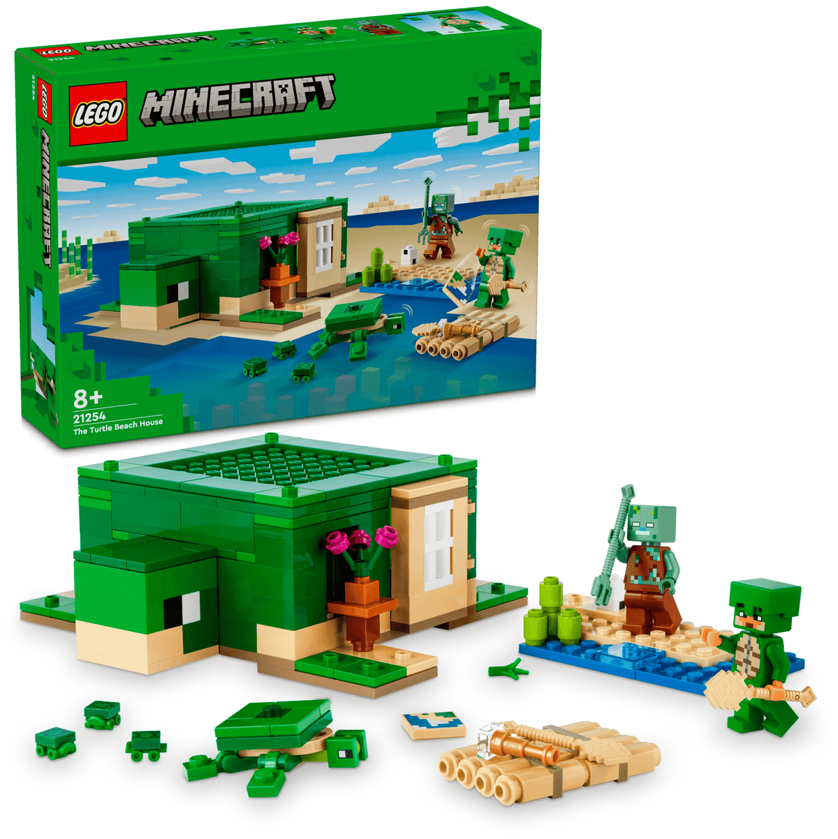 LEGO® Minecraft 21254 Kilpikonnarannan talo | Prisma.fi-verkkokauppa