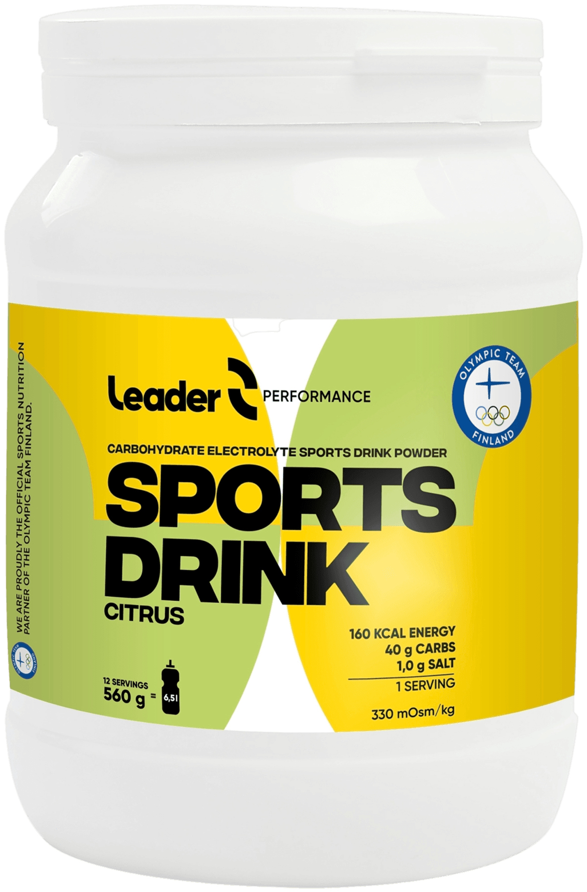 Leader Performance Sports Drink Urheilujuomajauhe Sitruksenmakuinen 560 leader-performance-sports-drink-urheilujuomajauhe-sitruksenmakuinen-560