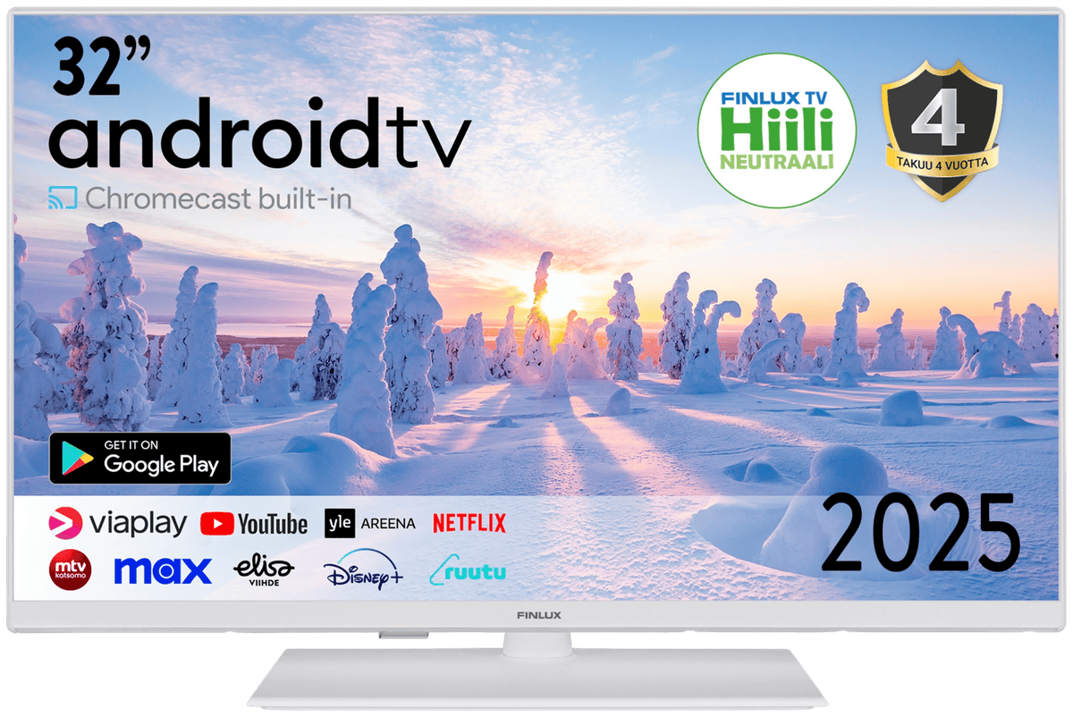 Finlux 32" FullHD Android Smart LED TV 32G8.2WCI valkoinen | Prisma ...