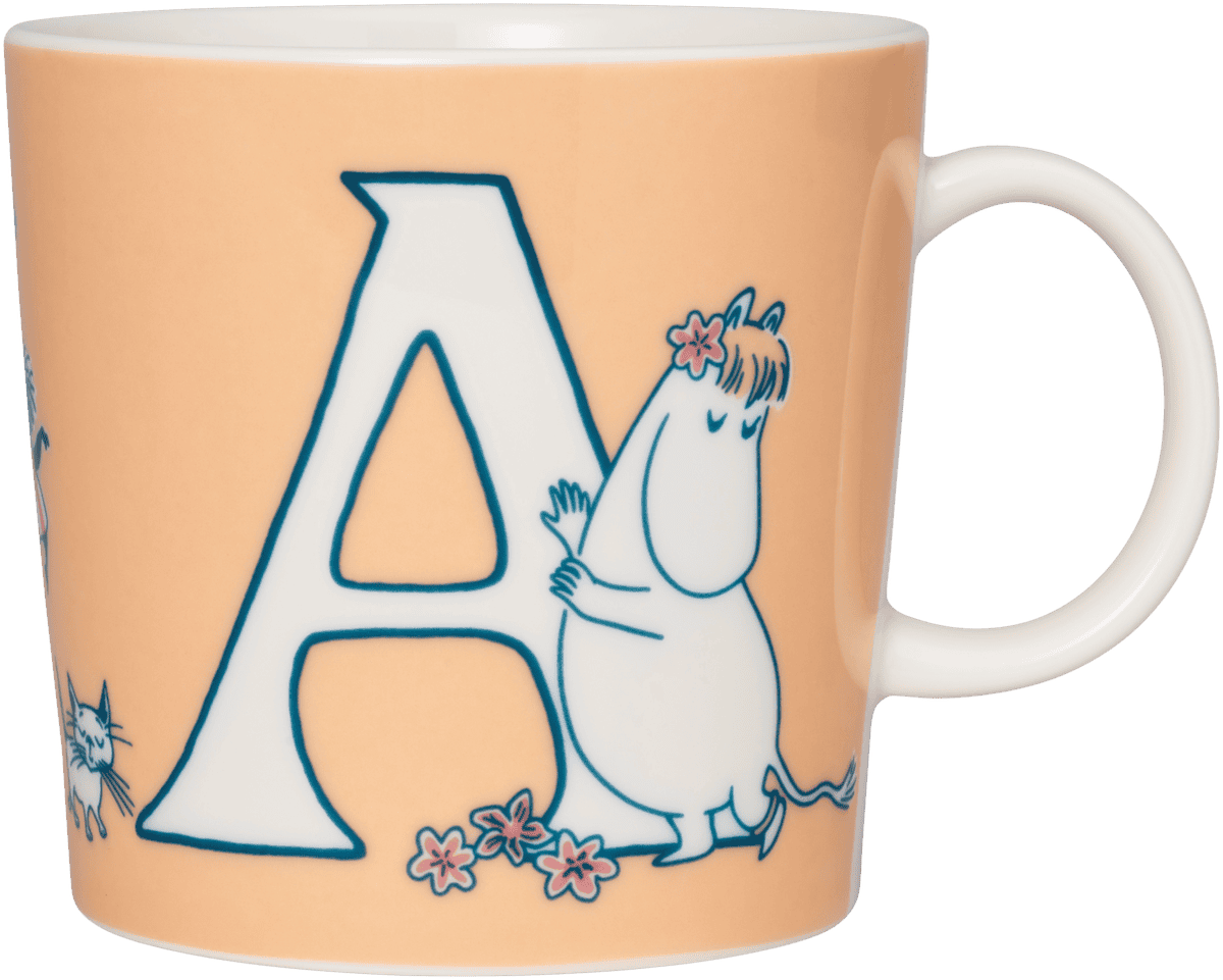 Moomin Arabia Finland Muumi muki 0,4L ABC A | Prisma verkkokauppa