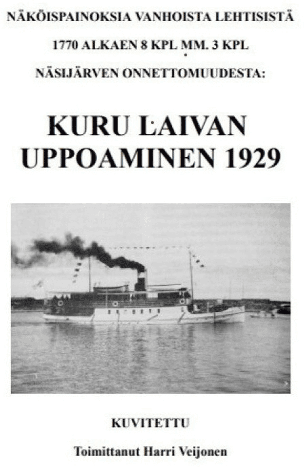 Näköispainoksia vanhoista lehtisistä 1770 alkaen 8 kpl - mm. 3 kpl ...