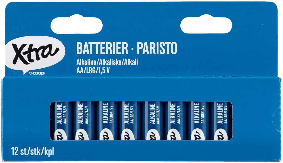 Xtra Paristo alkali AA/LR6 12kpl | Prisma verkkokauppa