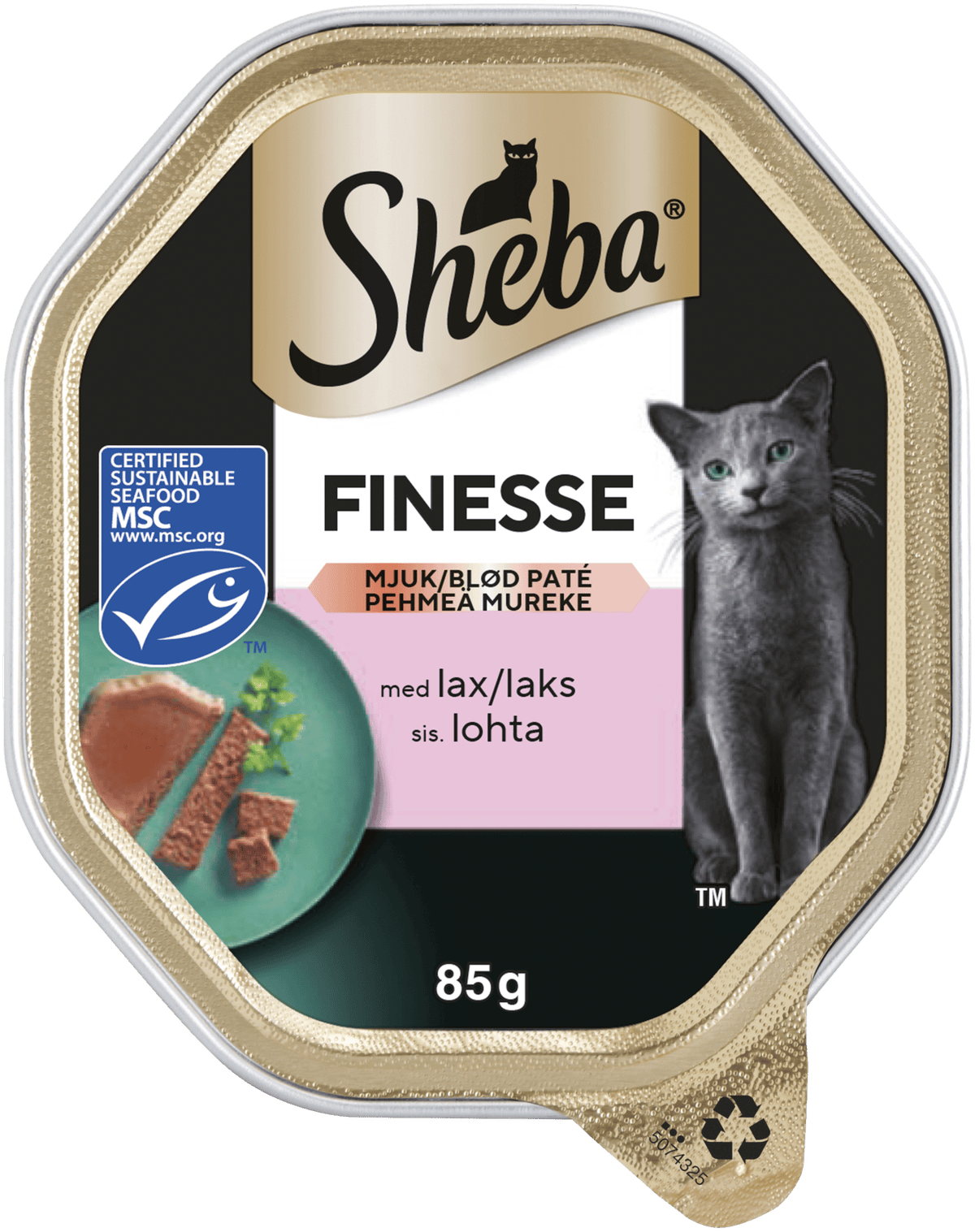Sheba 85g Finesse Soft Paté lohta MSC | Prisma verkkokauppa
