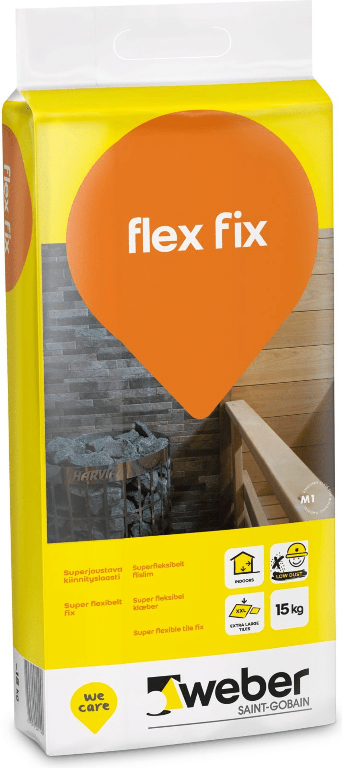 Weber flex fix Superjoustava kiinnityslaasti 15 kg | Prisma verkkokauppa