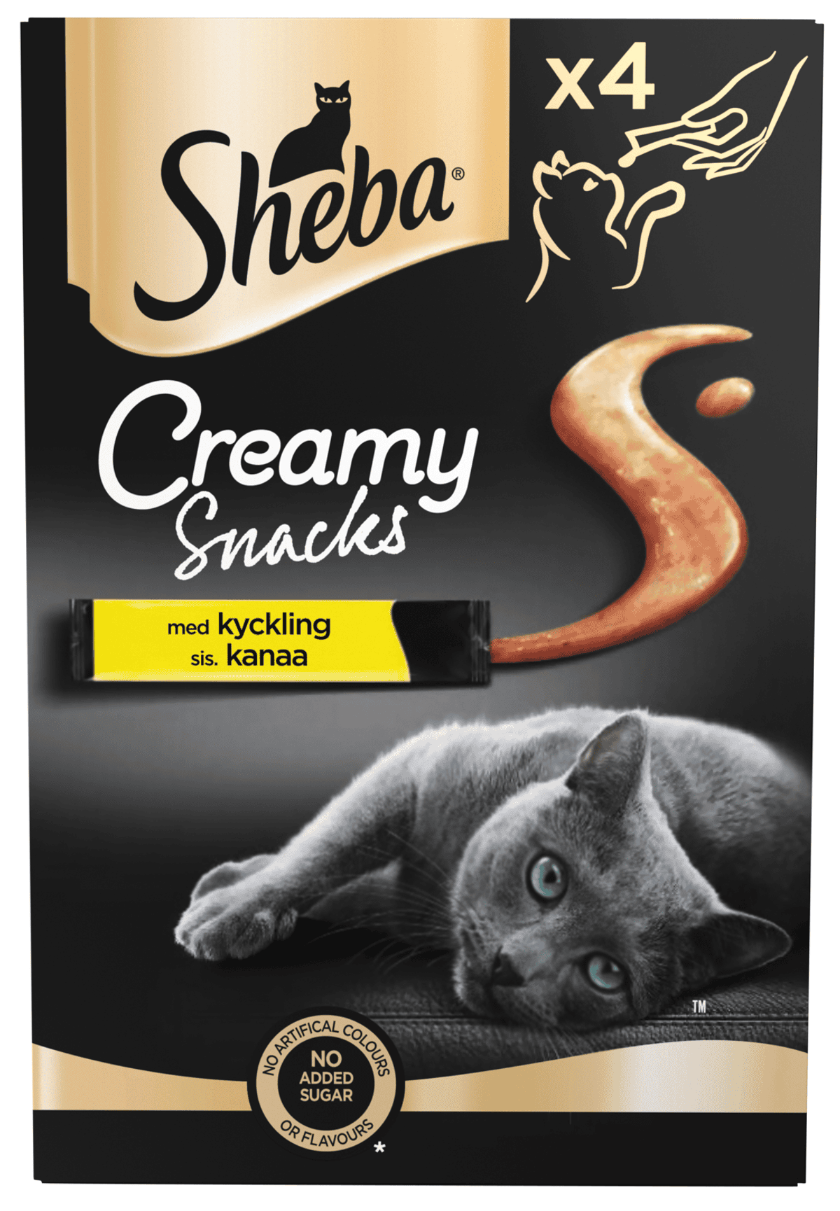 Sheba Creamy Snacks Kanaa 4x12g | Prisma verkkokauppa