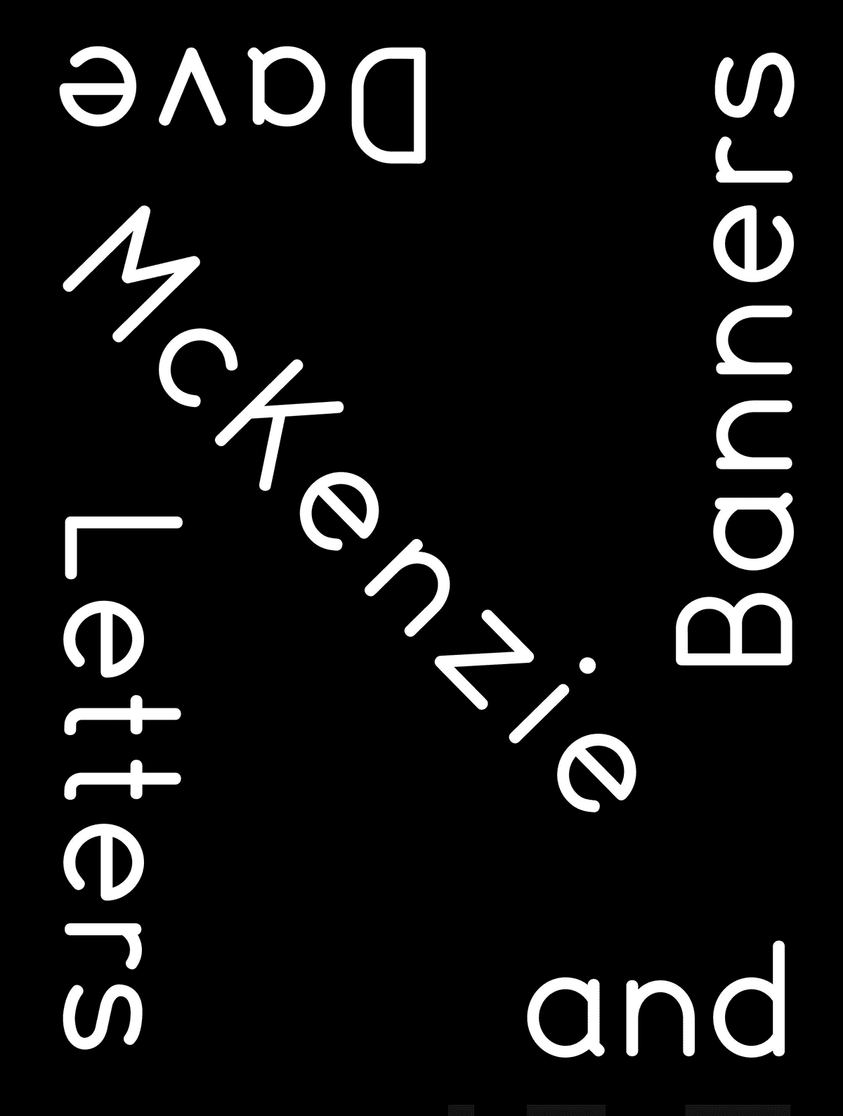 McKenzie, Letters and Banners | Prisma verkkokauppa