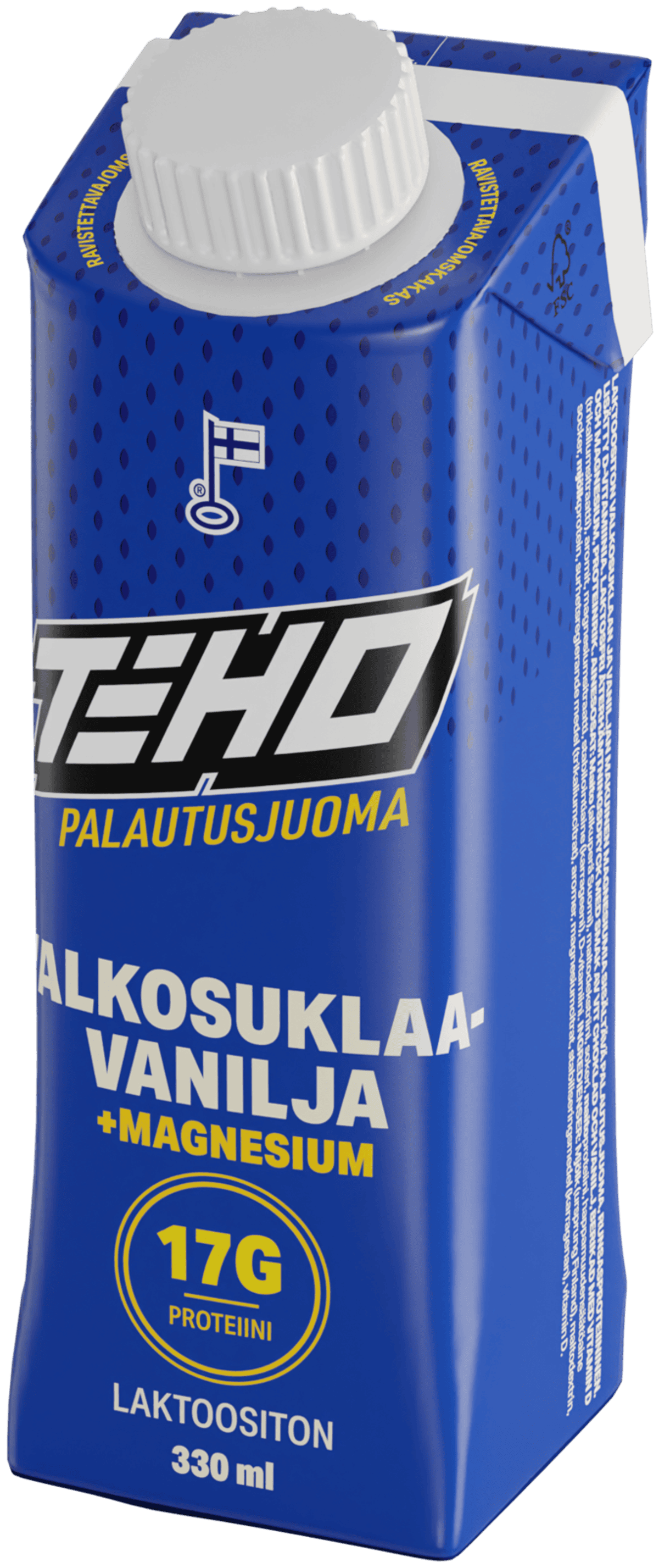 TEHO Valkosuklaa-Vanilja + Mg palautusjuoma 0,33 l | Prisma verkkokauppa