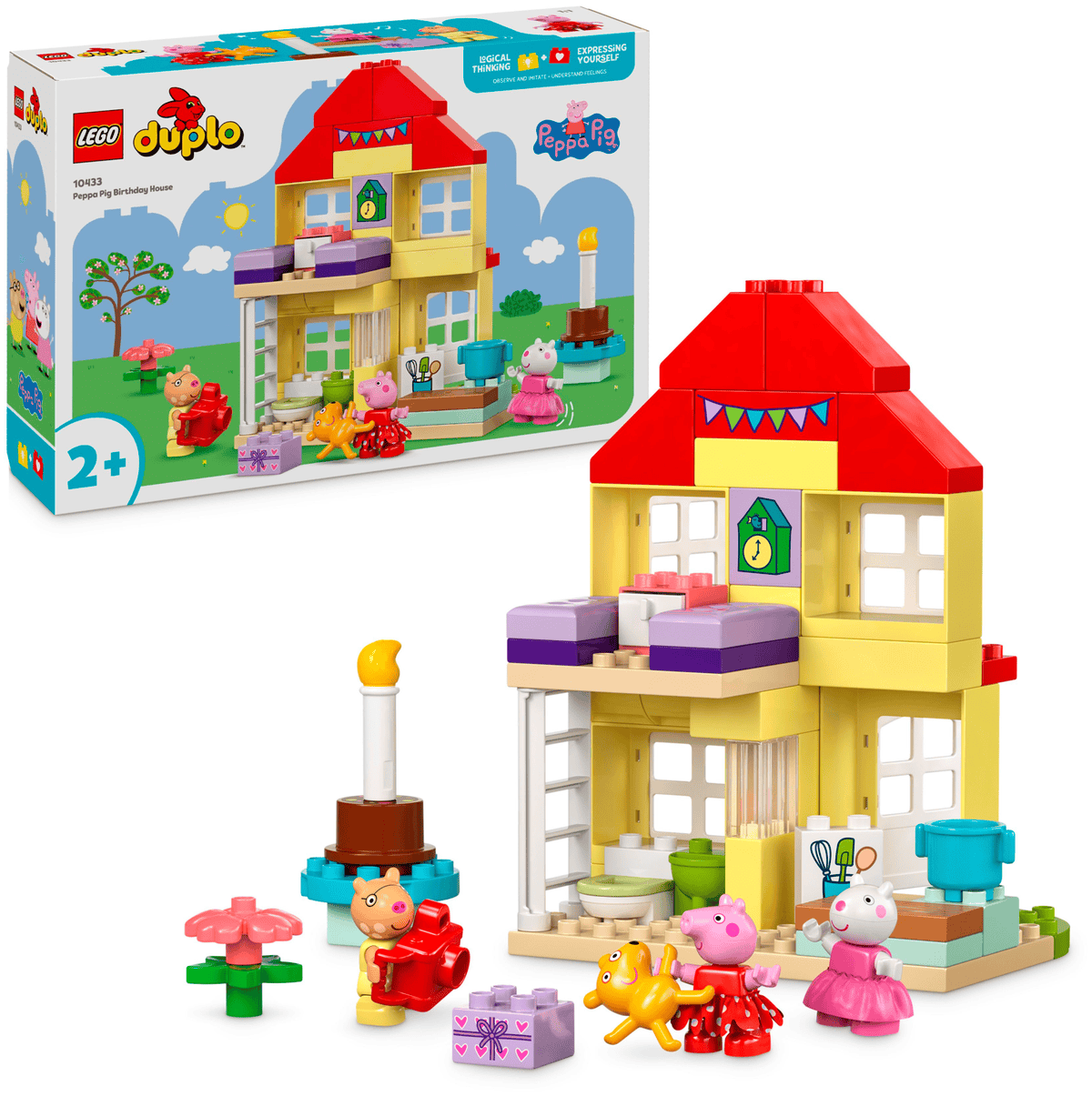 LEGO Peppa Pig 10433 Pipsa Possun syntymäpäivätalo | Prisma verkkokauppa
