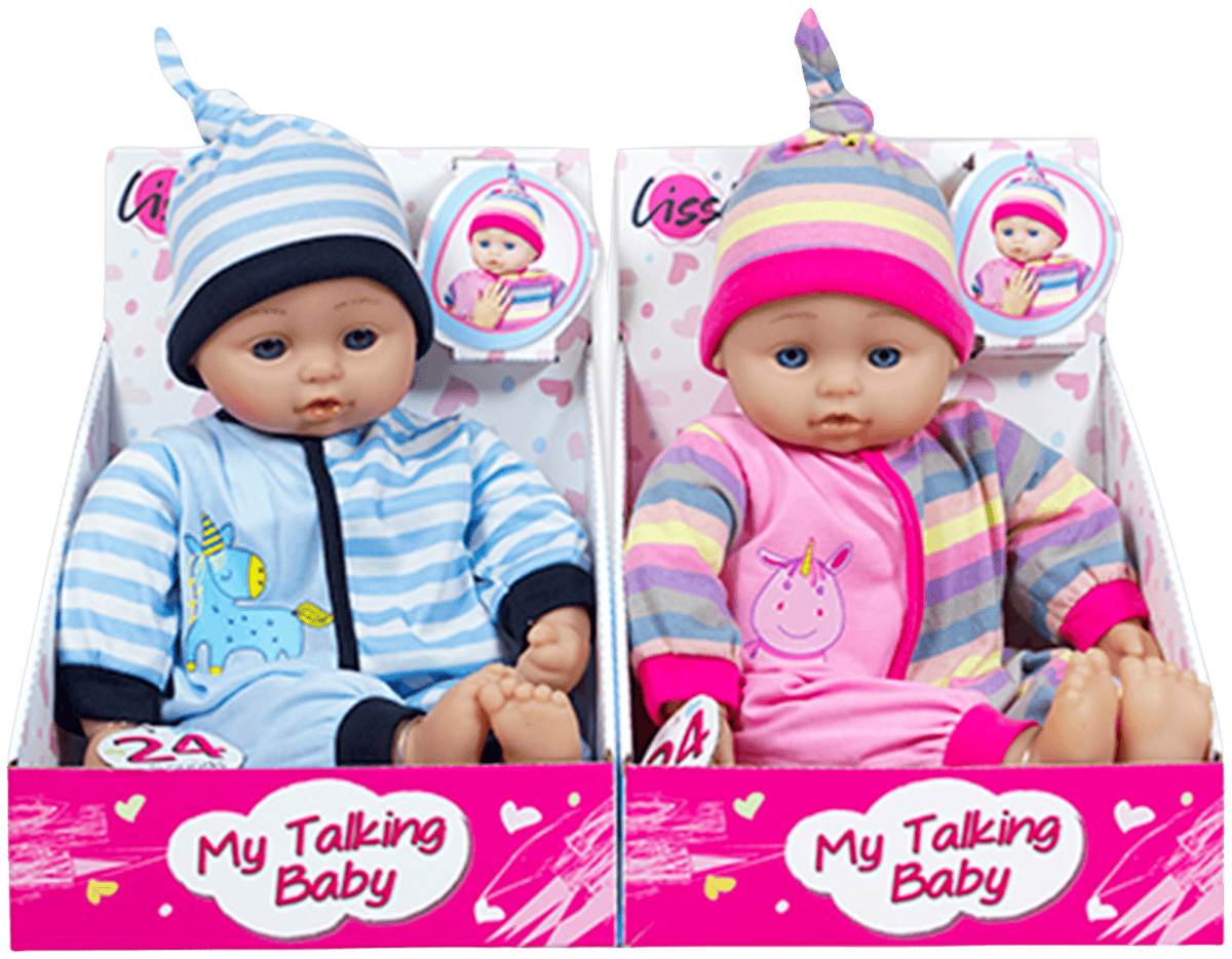 Puhuva nukke 38 cm, erilaisia | Prisma verkkokauppa