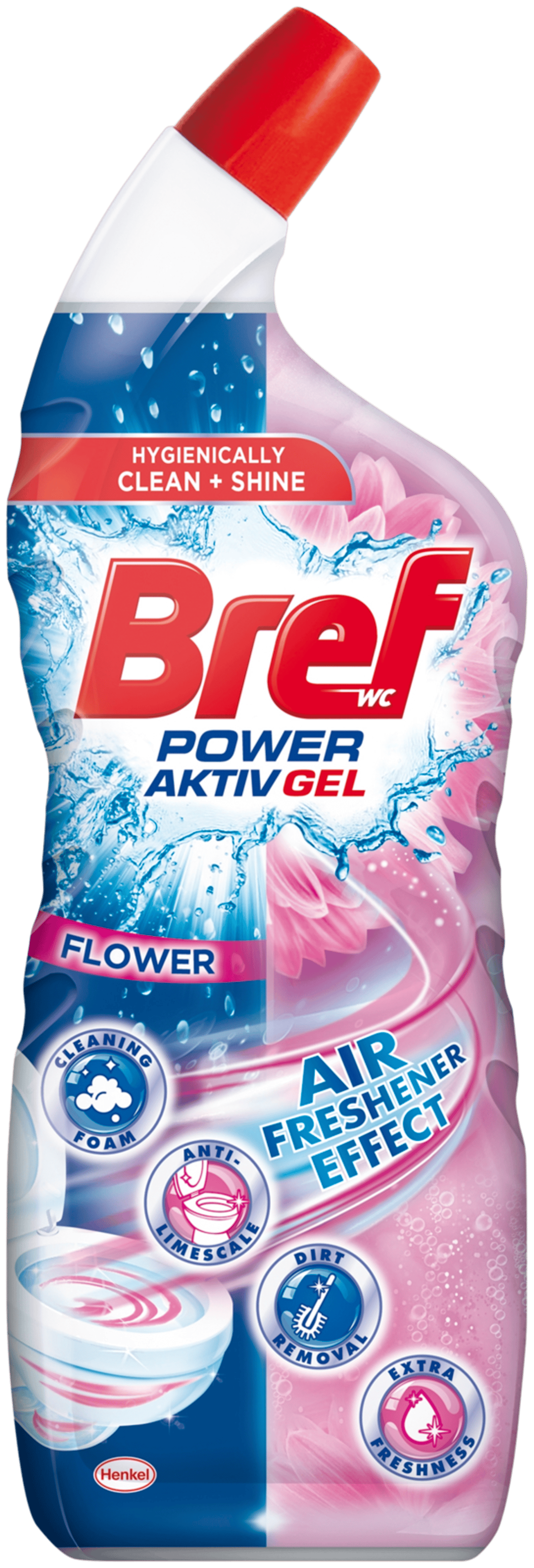 Bref 700ml Power Aktiv Gel Flower WC puhdistusaine | Prisma verkkokauppa
