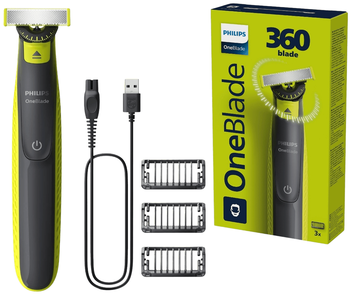 Philips Trimmeri OneBlade 360 Face QP2724/23 | Prisma verkkokauppa