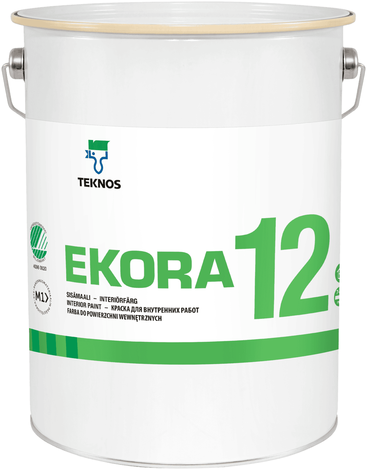 Teknos sisämaali Ekora 12 PM1 4,5l valkoinen | Prisma verkkokauppa