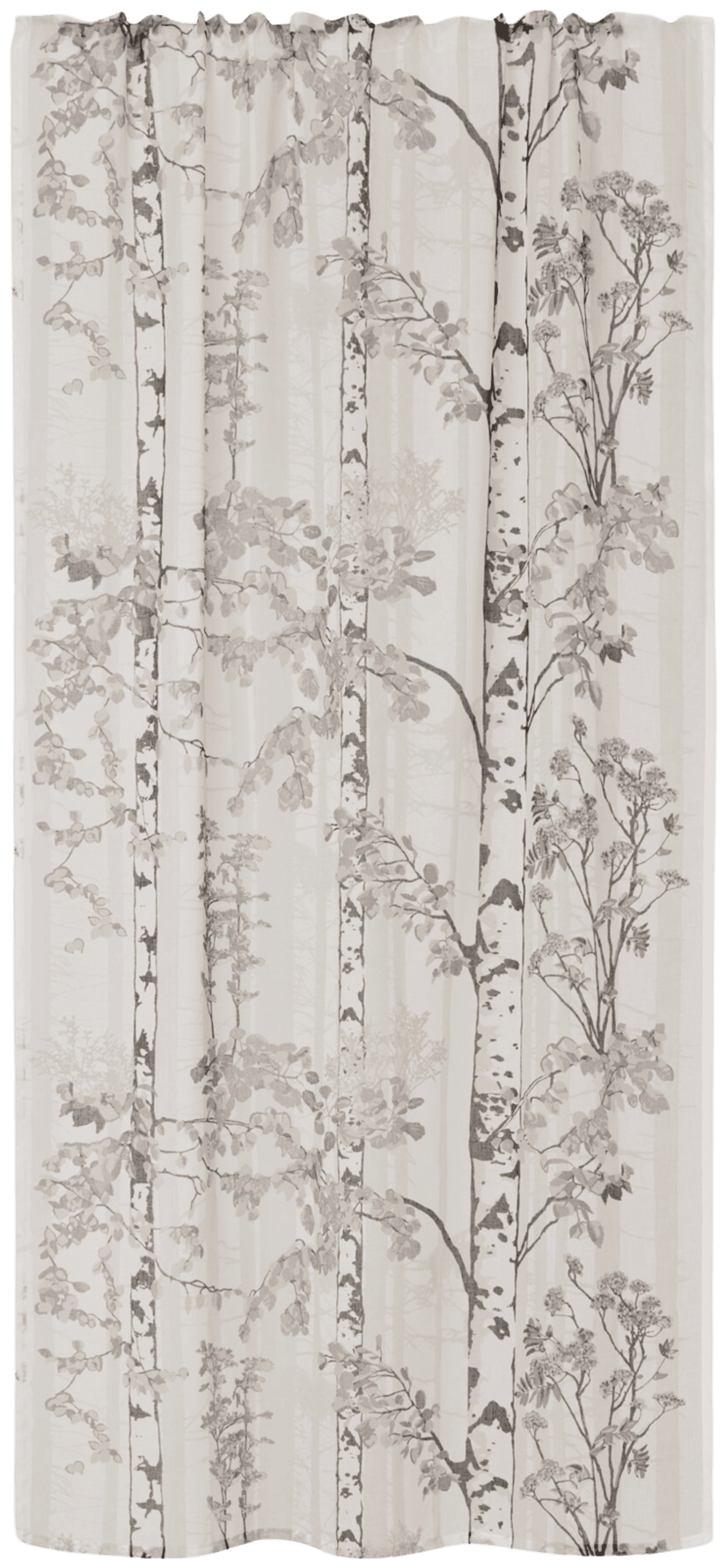 Vallila valoverho Luontopolku Light 140x250 cm harmaa | Prisma verkkokauppa