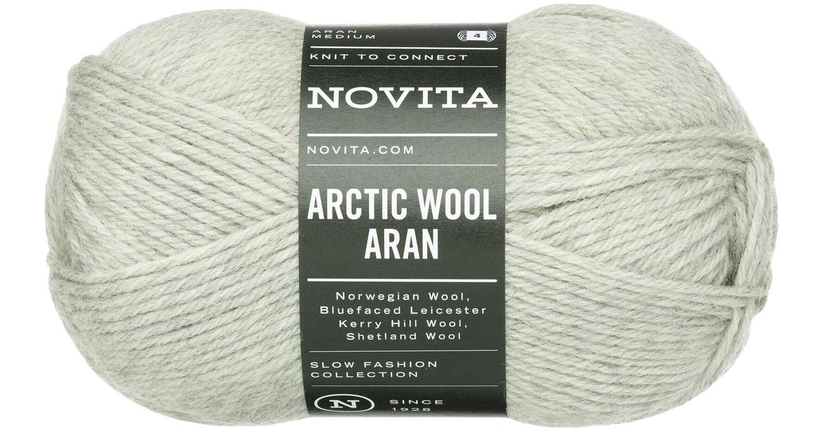 Novita lanka Arctic Wool Aran 100 g tuulenvire 443 | S-kaupat ruoan ...