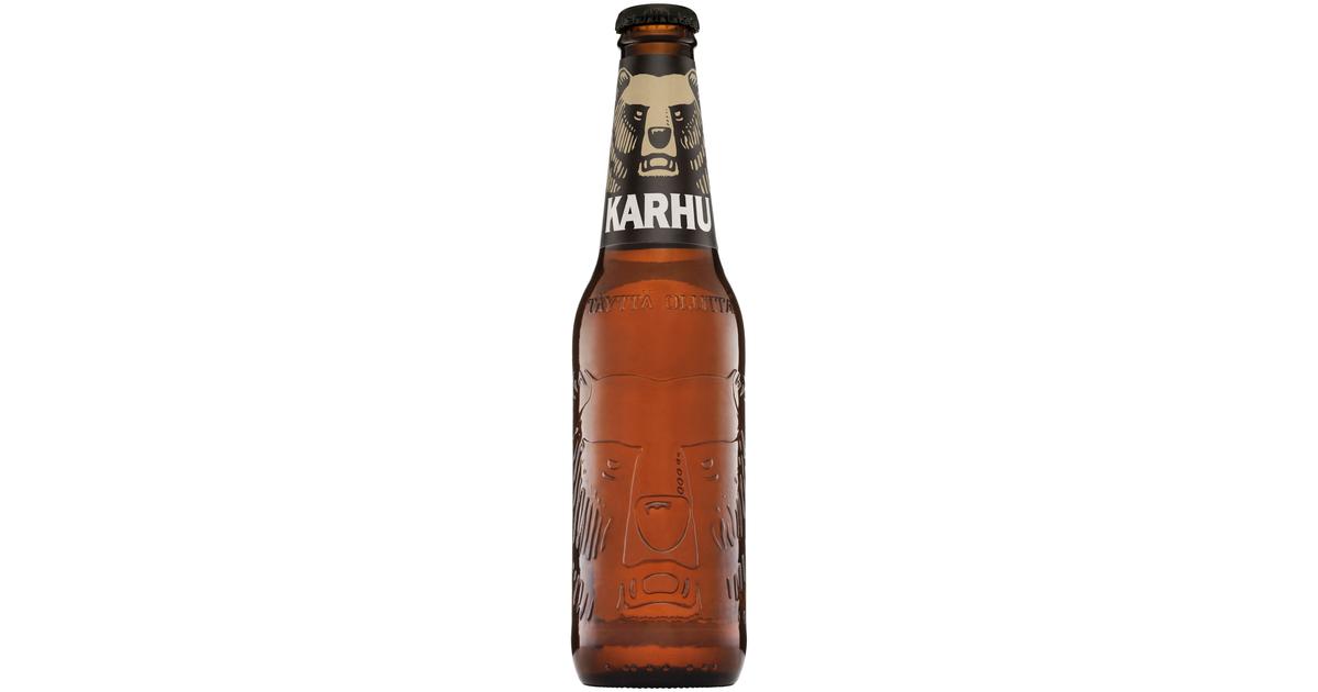 Karhu Lager olut 4,6 til-% lasipullo 0,33 L | S-kaupat ruoan verkkokauppa
