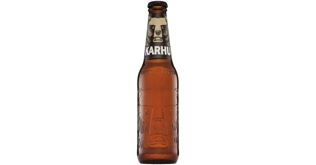 Karhu Lager olut 4,6 til-% lasipullo 0,33 L | S-kaupat ruoan verkkokauppa