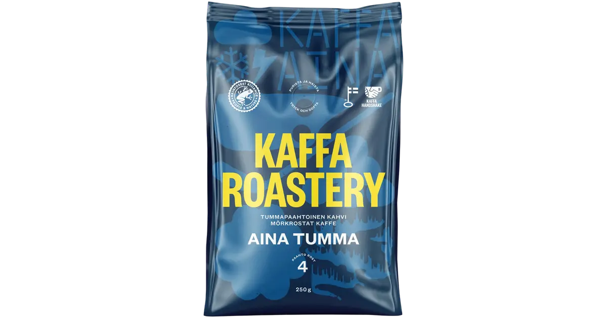 Kaffa Roastery Aina Tumma suodatinjauhettu kahvi 250g | S-kaupat ruoan verkkokauppa