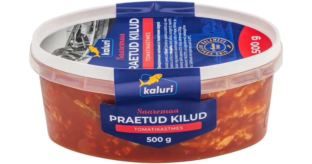 Kaluri Praetud Kilud Tomatikastmes 500G | Prisma | alati odavad hinnad ...