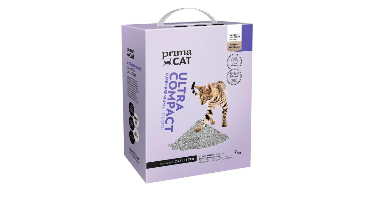 PrimaCat Ultra Compact Unscented kissanhiekka 7 kg | S-kaupat ruoan ...