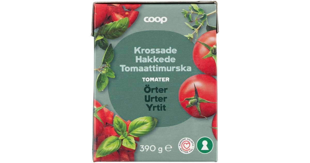 Coop tomaattimurska yrteillä 390 g | S-kaupat ruoan verkkokauppa
