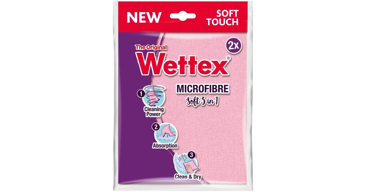 Wettex Microfibre Soft 3in1 mikrokuituliina 2 kpl | S-kaupat ruoan ...