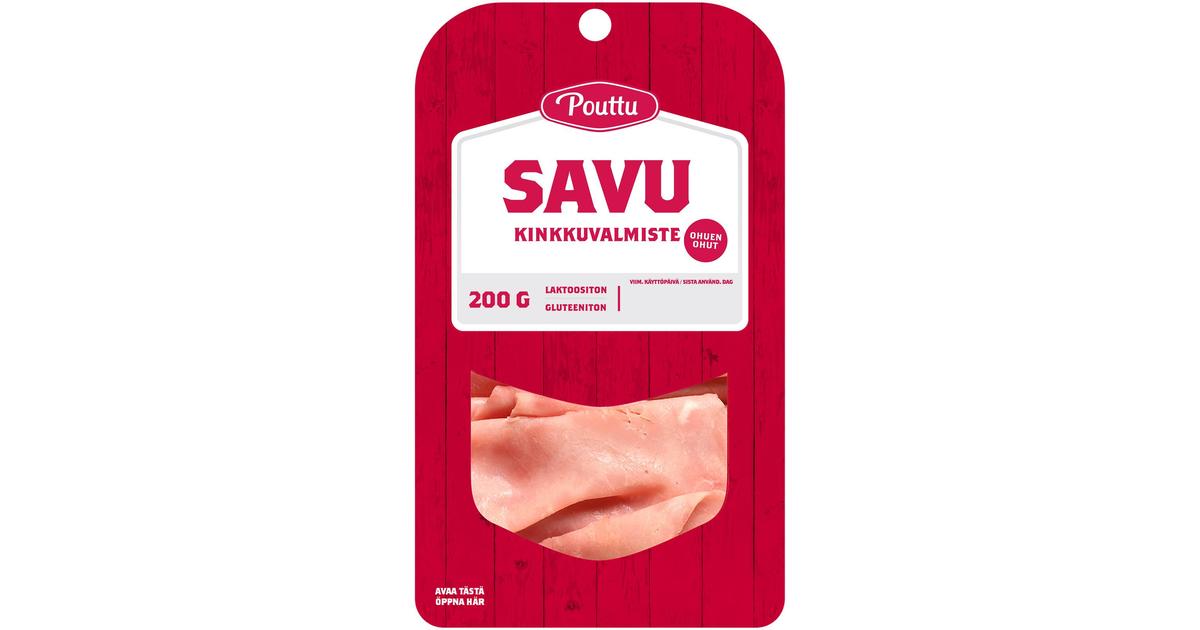 Pouttu Ohuen Ohut Savukinkkuvalmiste 200g | S-kaupat ruoan verkkokauppa