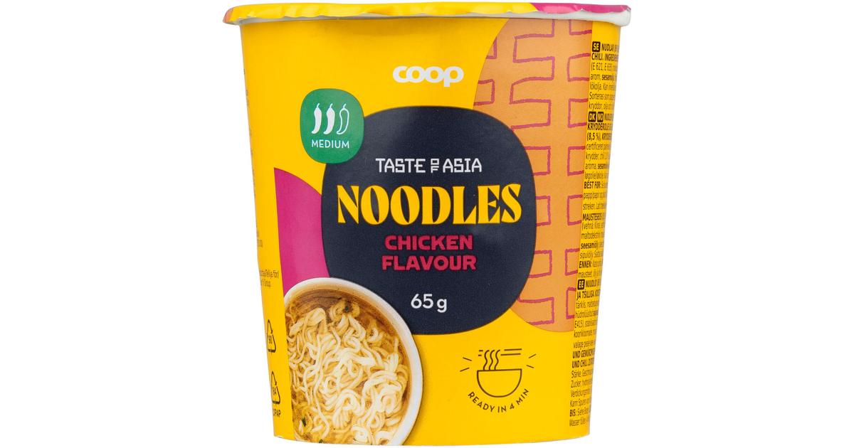 Coop Asia kananmakuinen kuppinuudeli 65 g | S-kaupat ruoan verkkokauppa